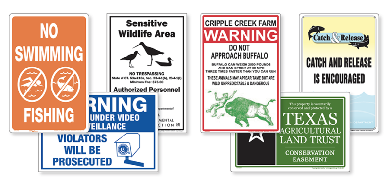 Heavy Gauge Custom Signs - Plastic - Voss Signs