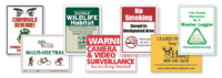 Heavy Gauge Custom Signs - Plastic - Voss Signs