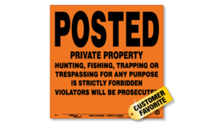 Box of 100, Aluminum Posted Signs - Voss Signs