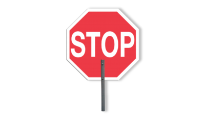 18" x 18" Stop Sign Paddle - Voss Signs