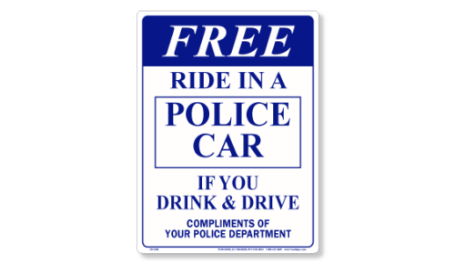9" x 12" Semi Custom Free Ride Signs - Voss Signs