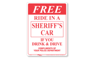 9" x 12" Semi Custom Free Ride Signs - Voss Signs