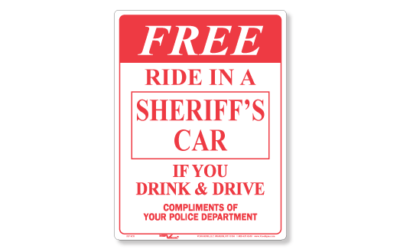 9" x 12" Semi Custom Free Ride Signs - Voss Signs