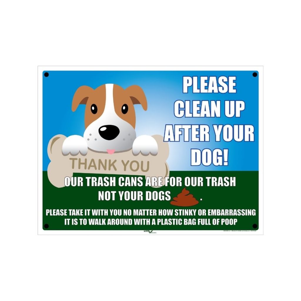 Dog Waste Sign - Voss Signs