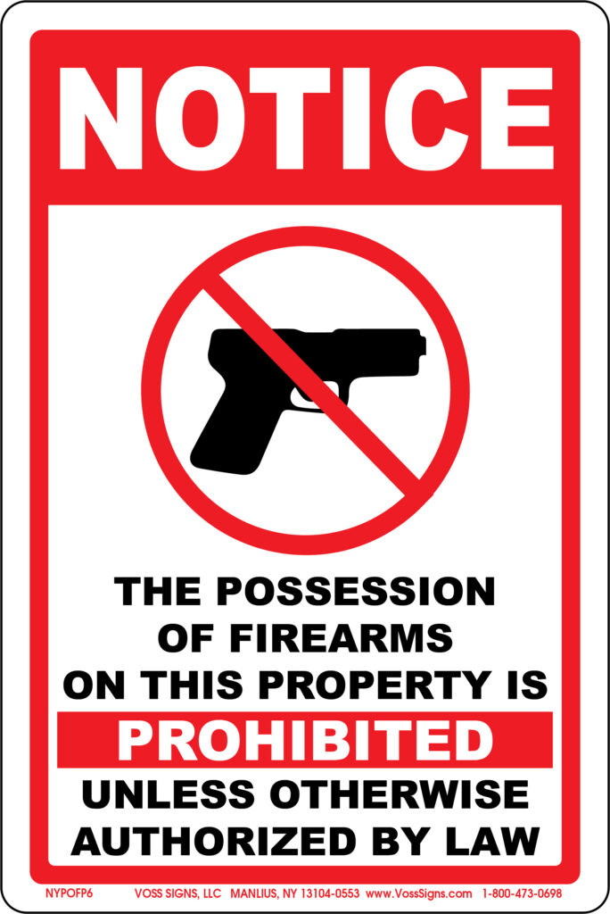 Concealed Carry Decal - Voss Signs